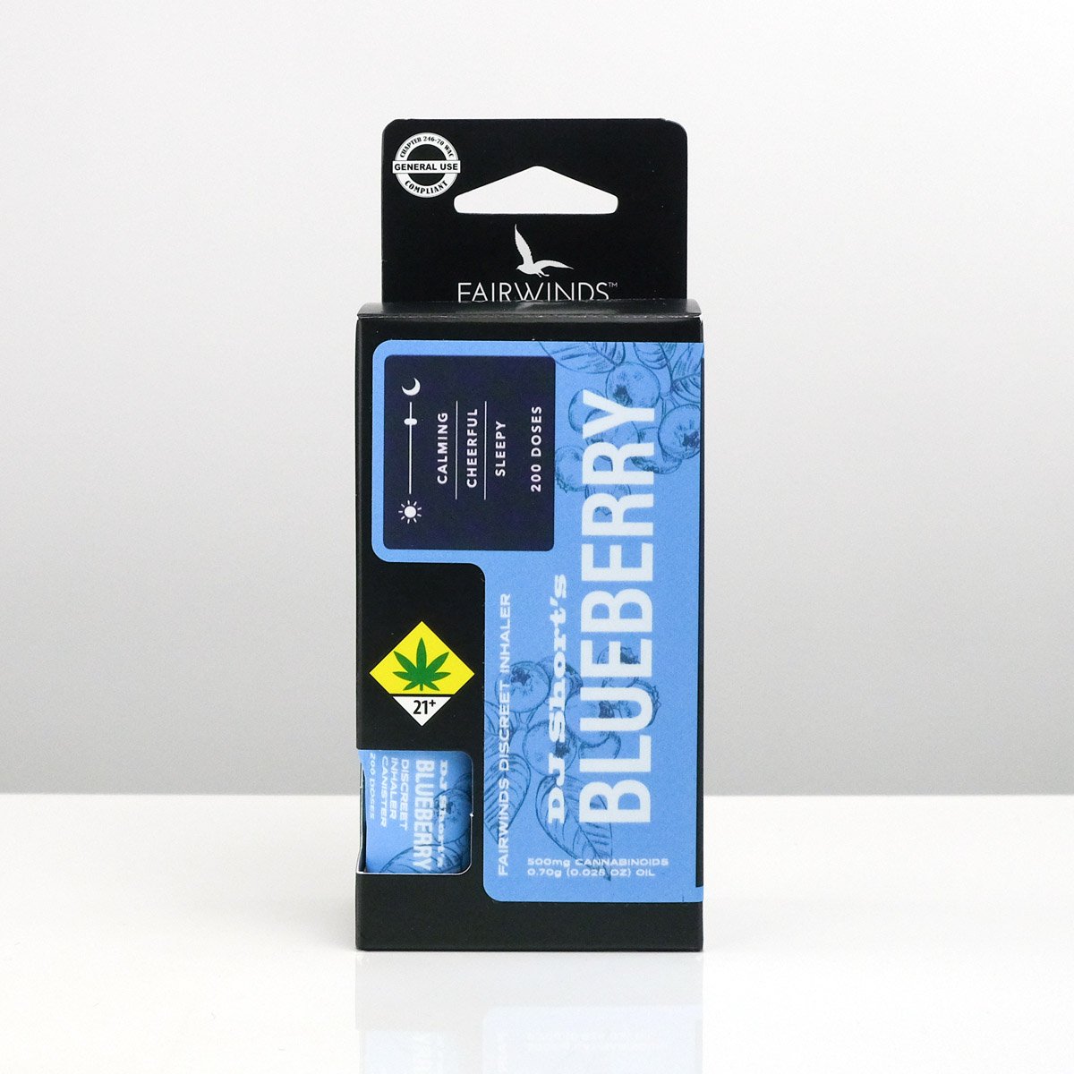 Fairwinds DJ Short Blueberry - Indica [500mg] - Craft Cannabis ...