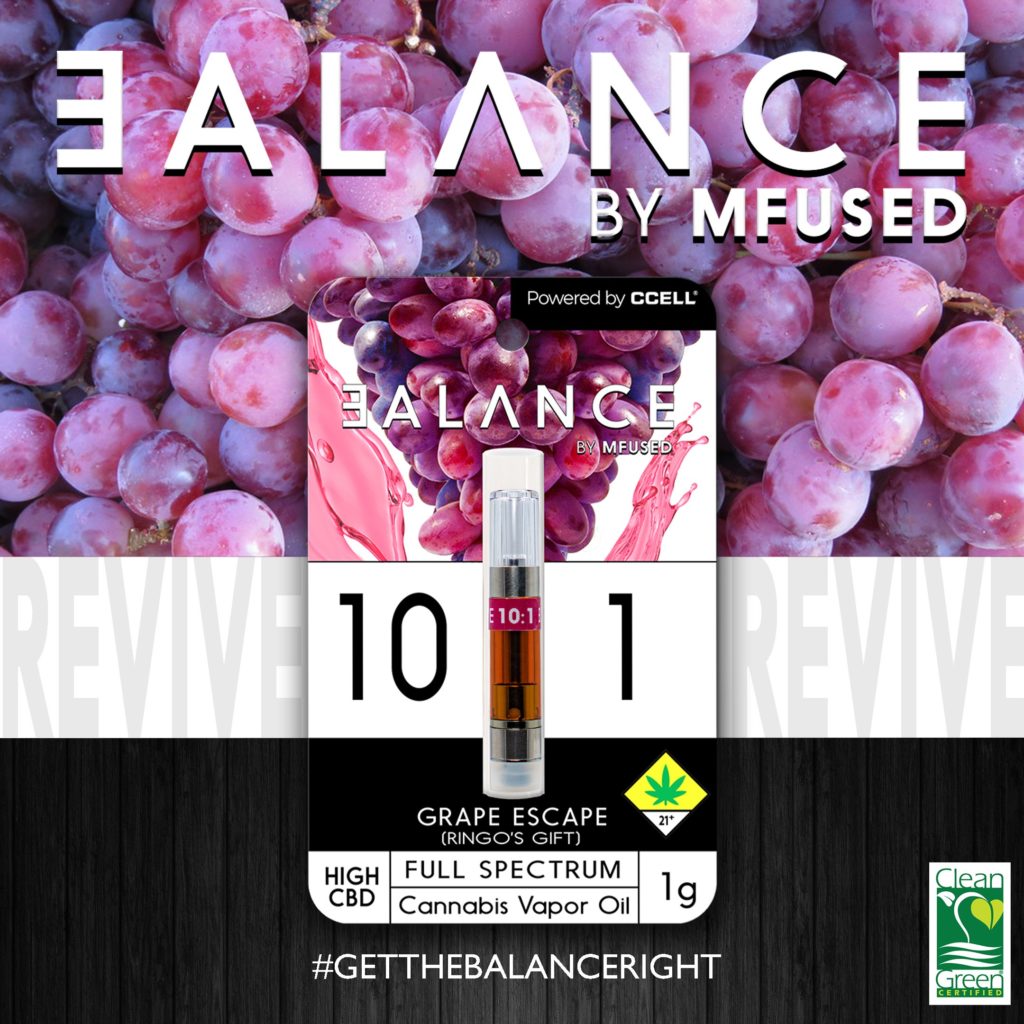 MFUSED BALANCE 10:1 Grape Escape - Craft Cannabis Dispensary WA