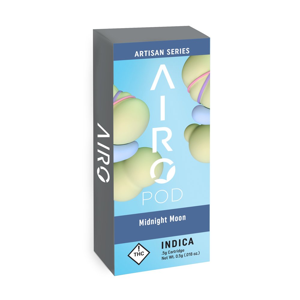 Airo Brands Airopro Midnight Moon - .5g Cart - 359mg - Craft Cannabis ...