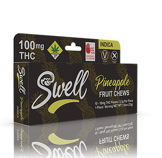 Swell Pineapple - Indica [10pk] (100mg) - Craft Cannabis Dispensary WA