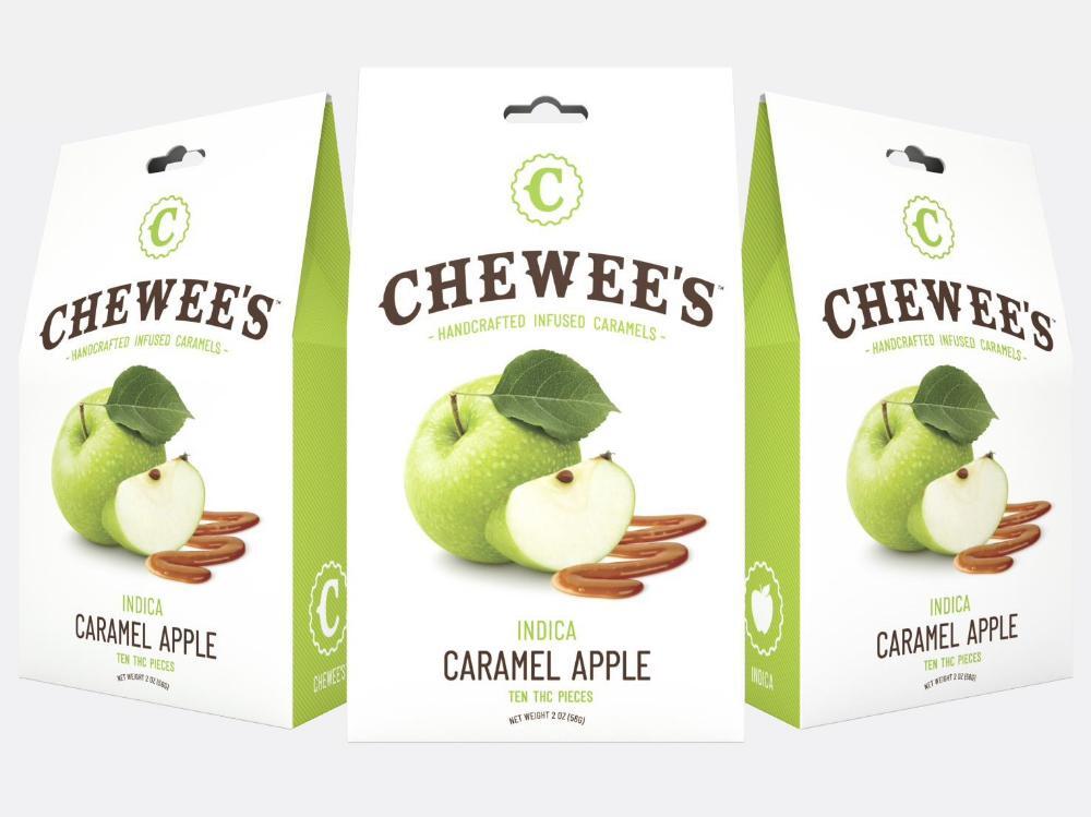 Chewee's Caramel Apple - Indica [10pk] (100mg) - Craft Cannabis ...