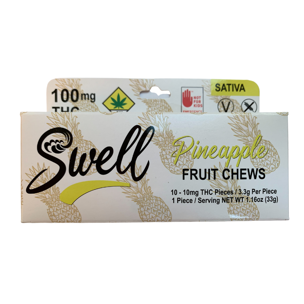 Swell Pineapple - Sativa [10pk] (100mg) - Craft Cannabis Dispensary WA