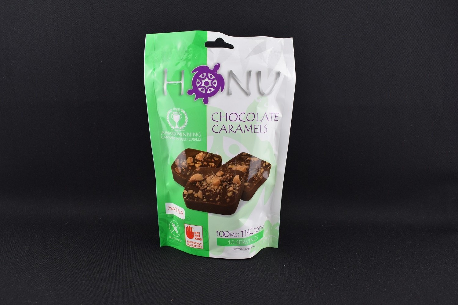 Honu Chocolate Caramels - Sativa [10pk] (100mg) - Craft Cannabis ...