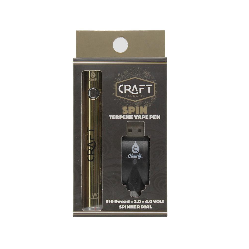 Clearly Spin Battery - Gold - Craft Cannabis Dispensary WA