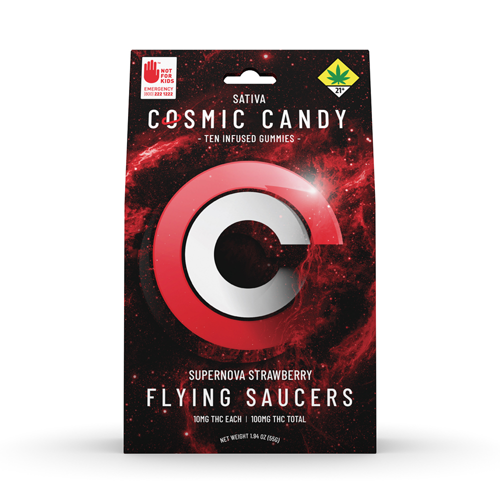 Cosmic Candy Supernova Strawberry - Sativa [10pk] (100mg) - Craft ...